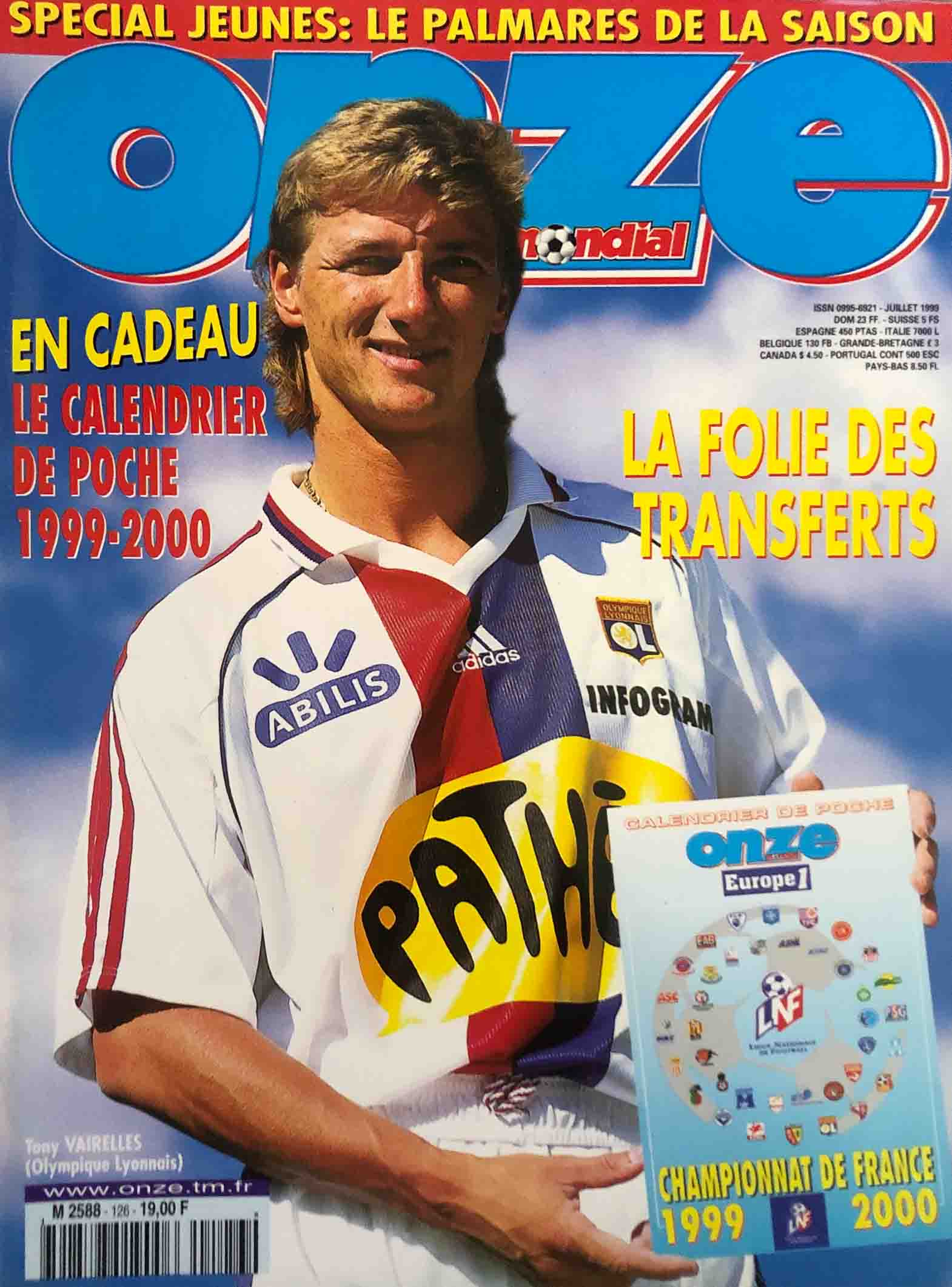 Louloufootballshirt.com | Vintage Football Shop | Onze Mondial Juillet 99