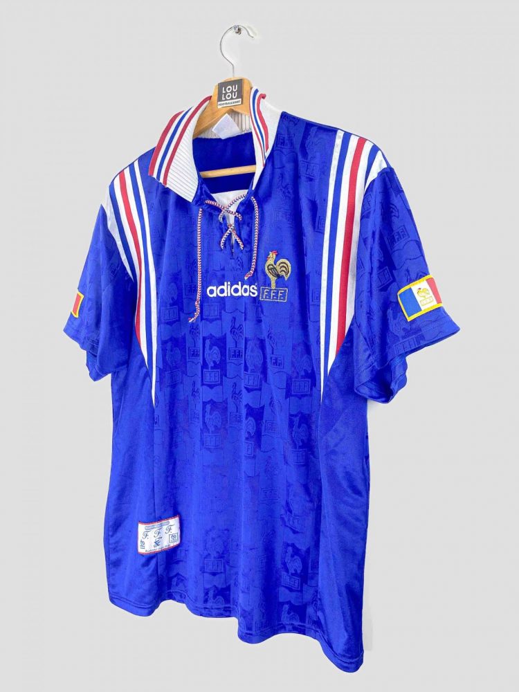 Maillot Equipe de France 1996-1997 Vintage | Louloufootballshirt.fr