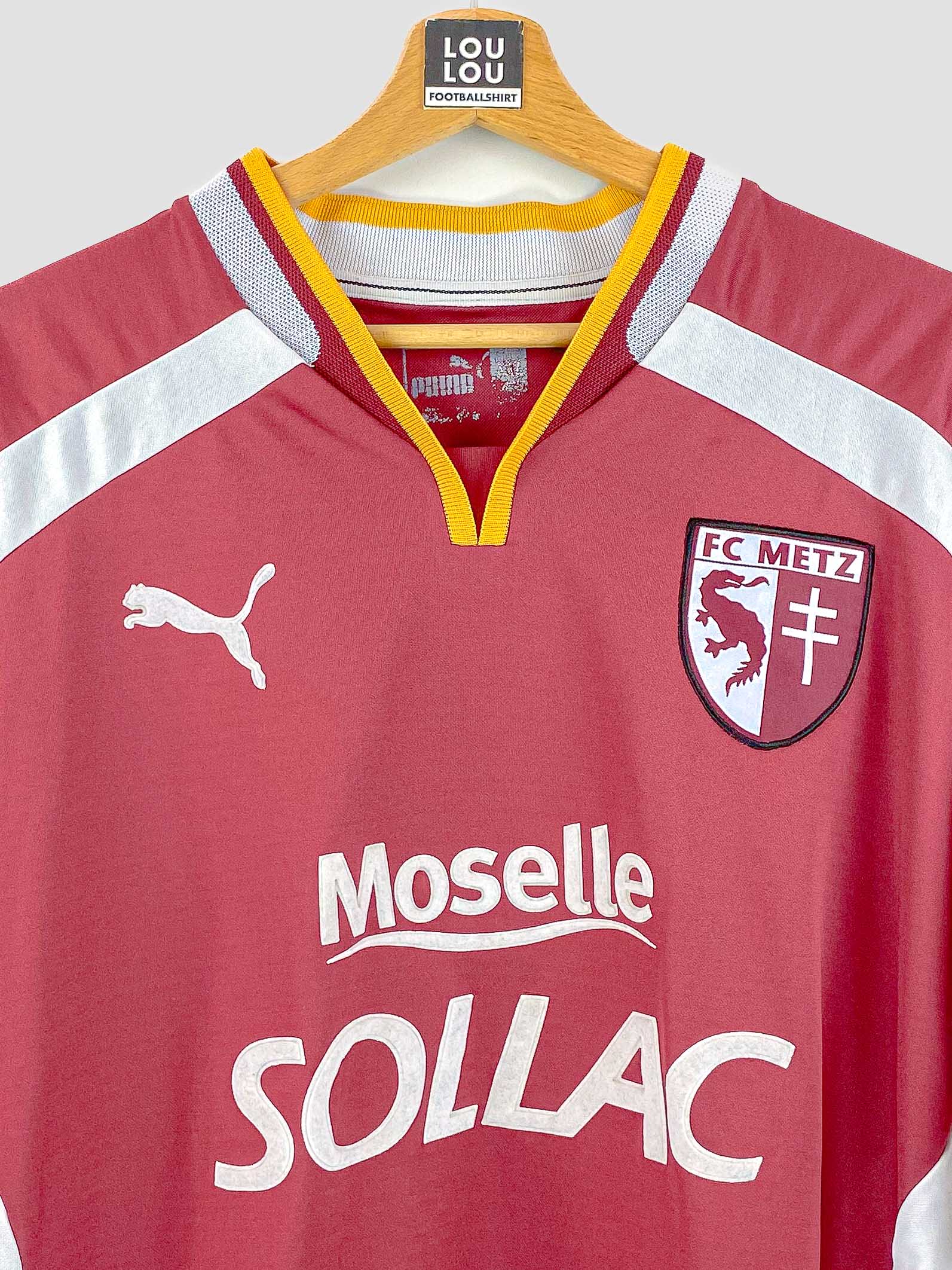 Maillot FC Metz 2001-2002 Vintage | Louloufootballshirt.fr